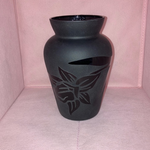 Pilgrim | Accents | Pilgrim Signed Vase Black Carved Vase With ...